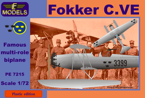 LF Models PE7215 Fokker C.VE Sweden Bristol Mercury Float