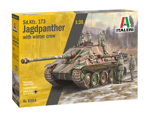 Italeri 6564 Sd.Kfz.173 JAGDPANTHER with winter crew
