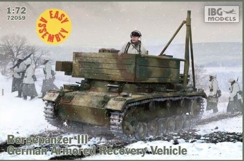 IBG 72059 Bergepanzer III German Armored Recovery Vehicle