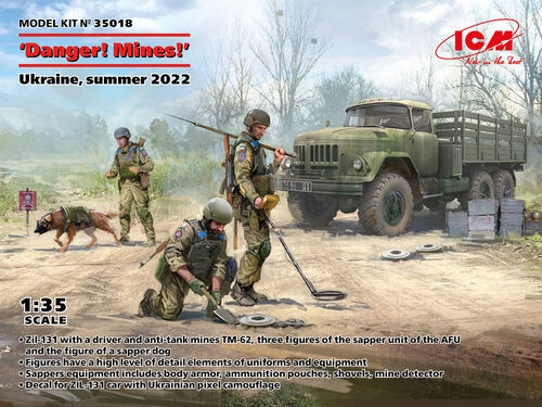 ICM 35018 'Danger! Mines!' Ukraine, Summer 2022