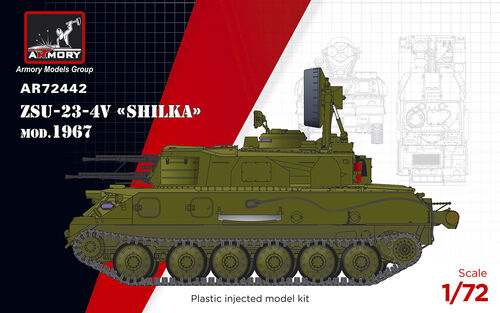 Armory Models Group 72442 ZSU-23-4V "Shilka" mod.1967, Soviet SPAAG