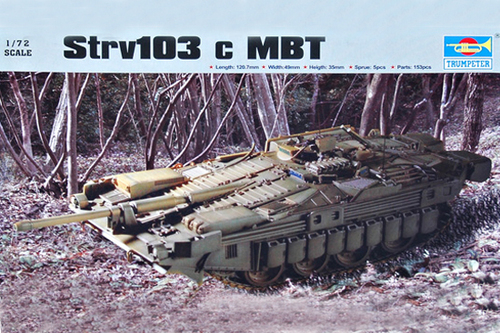 Trumpeter 07220 Strv 103C Swedish Main Battle Tank