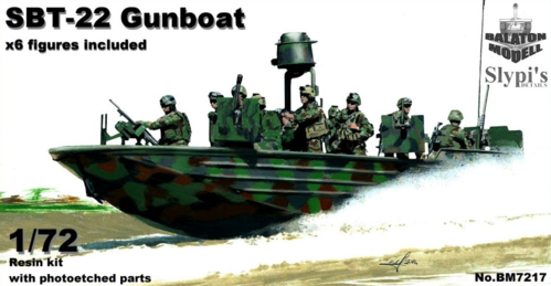 Balaton Modell BM7217 SBT-22 gun boat (U.S.) x6 figures