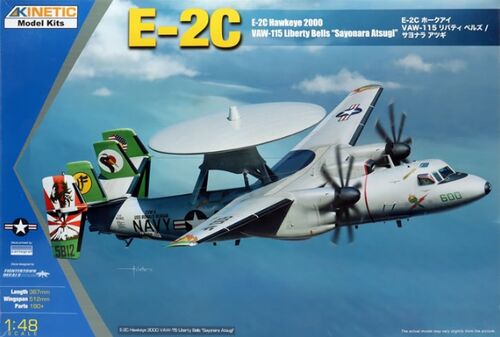 Kinetic 48066 E-2C Hawkeye 2000 VAW-115 Liberty Bells "Sayonara Atsugi"