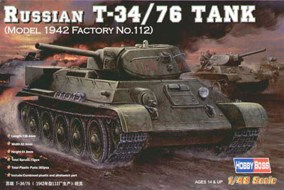 Hobby Boss 84806 Russian T-34/76 (1942 No.112)