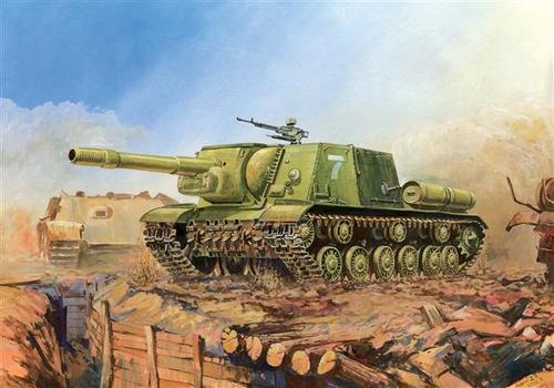 Zvezda 6207 Soviet Self-Propelled Gun ISU-152