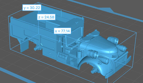 EMP3D 72011688 Chevrolet WD 30 CWT - pusty