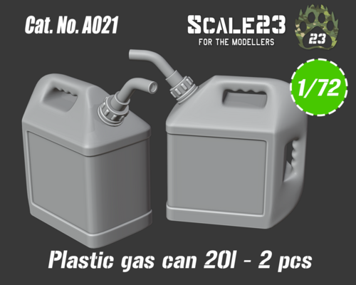Scale23 72-A021 Plastic gas can 20l - 2 pcs