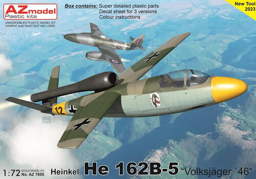 AZ-Model 7855 Heinkel He 162B-5 'Volksjager 46'