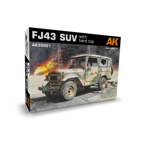 AK-Interactive 35001 FJ43 SUV With Hard Top