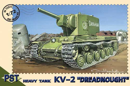 PST 72017 Soviet IIWW heavy tank KV-2 "Dreadnought"