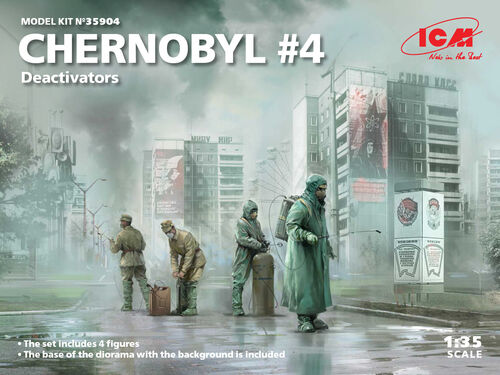 ICM 35904 Chernobyl#4. Deactivators (4 figures)
