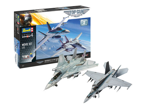 Revell 05677 F-14 + F/A-18E Top Gun 2 Movie Set