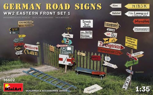 MiniArt 35602 German Road Signs WW2 (Eastern Front Set 1)