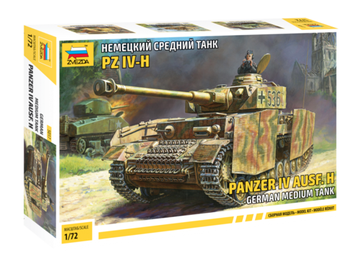 Zvezda 5017 Panzer IV Ausf.H German Medium Tank