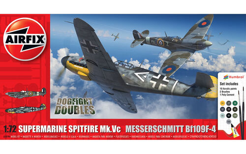 Airfix 50194 Supermarine Spitfire Mk.Vc & Messerschmitt Bf-109 F-4 - Dogfight Double (New Tooling