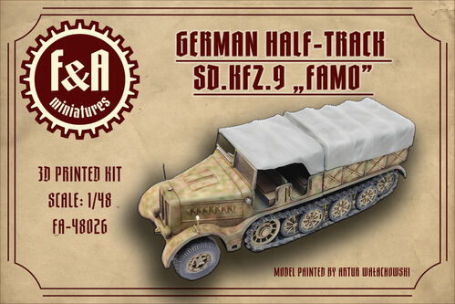 F&A Miniatures 48026 German Half-Track Sd.Kfz.9 'Famo'