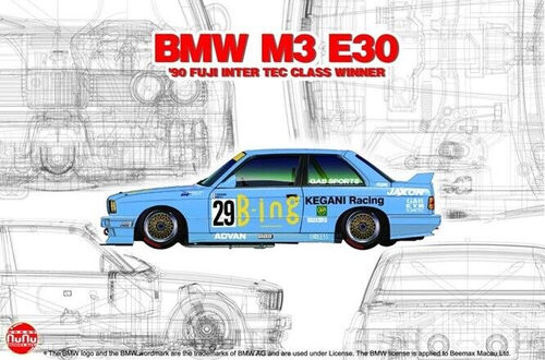Nunu Model Kit PN24019 BMW M3 E30 '90 Fuji Inter Tec Class Winner