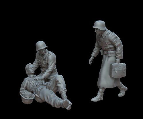 White Stork Miniatures F72041 Medic! Medic!