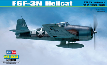 Hobby Boss 80340 Grumman F6F-3N Hellcat