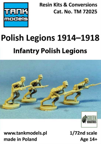 Tank Models Hobby Shop TM72025 Polish Legions 1914–1918 - Infantry Polish Legions