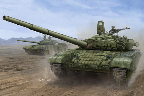 Trumpeter 00925 Russian T-72B1 MBT (w/kontakt-1 reactive armor)