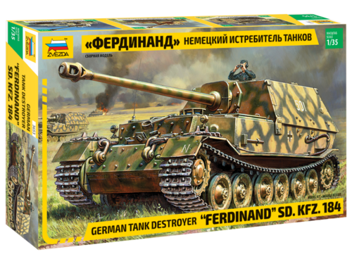 Zvezda 3653 Ferdinand Sd.Kfz.184 German Tank Destroyer