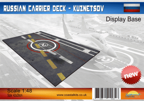 Coastal kits S625-48 1:48 Russian Carrier Deck 420 x 297mm