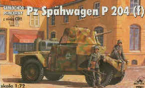 RPM 72301 Pz Spahwagen P 204 (f) French WWII Armored Car with CDM turret