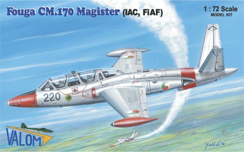 Valom 72089 Fouga CM.170 Magister (IAC, FiAF)) French training jet aircraft in Irish and Finnish marking