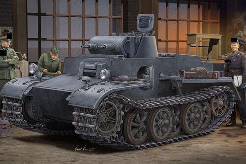 Hobby Boss 83804 German Pz.Kpfw.I Ausf.F (VK18.01)-Early