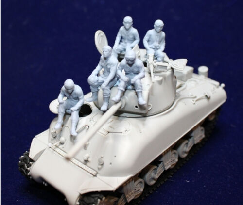 Peddinghaus-Decals 72F048 US Tank Crew Seated