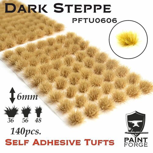Paint Forge PFTU0606 Dark Steppe Grass Tufts 6mm