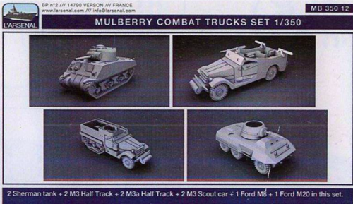 L'Arsenal 2.0 MB35012 1/350 US Army combat vehicles sets