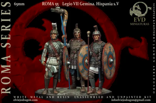 El Viejo Dragon ROMA55 Legio VII Gemina. Hispania s.V 3 figures
