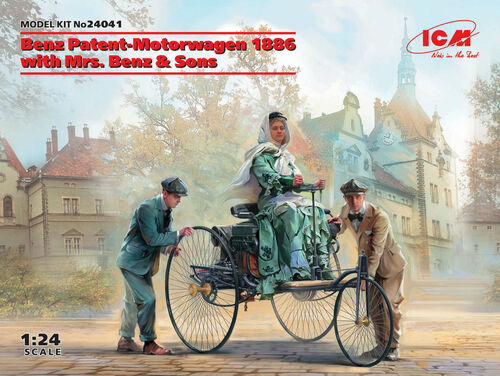 ICM 24041 Benz Patent-Motorwagen 1886 with Mrs. Benz & Sons