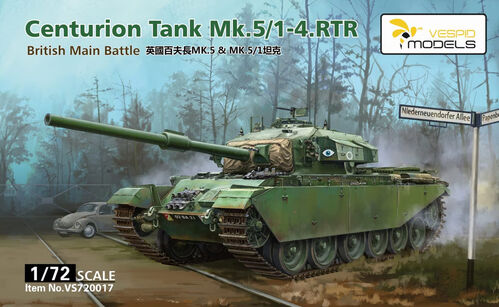Vespid Models 720017 Centurion Tank Mk.5 / 1-4.RTR
