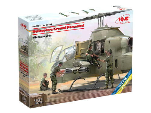 ICM 53102 Helicopters Ground Personnel - Vietnam War
