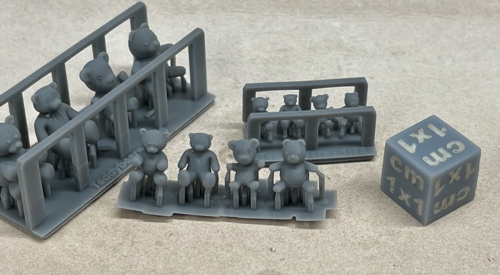 EMP3D 48091001 Pluszowe misie - 4 różne sztuki
