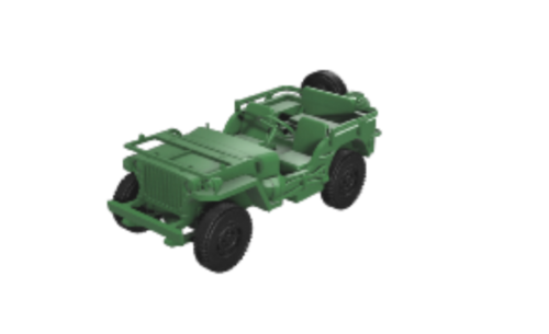 L'Arsenal 2.0 3D144071 Jeep Willys uncovered x5
