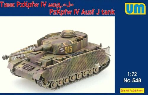 Unimodels 548 Pz.Kpfw. IV Ausf. J Tank