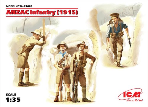 ICM 35685 ANZAC Infantry (1915) (4 figures)