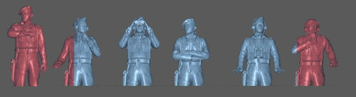 Peddinghaus-Decals 72F286 British Armoured Vehicles / Tanks Crew (Half-Figures)