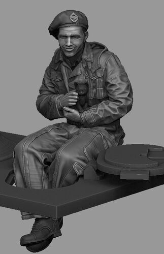 PanzerArt FI35-214 British 'Sherman' Tank 'Pixie' Suit Loader