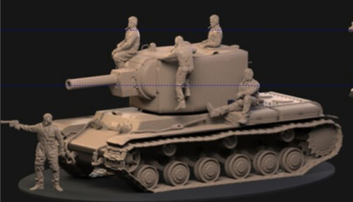 Peddinghaus-Decals 72F033 Russian KV 1 Tank Crew