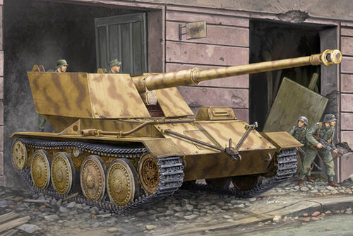 Trumpeter 01587 Krupp / Ardelt Waffentrager 88 mm PAK-43