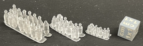 EMP3D 35090207 Butelki różne przeźroczyste - zestaw nr 2