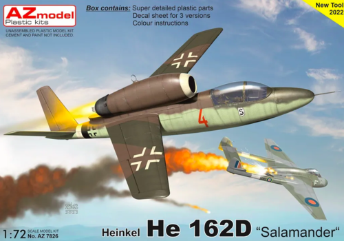 AZ-Model 7826 Heinkel He 162D Salamander