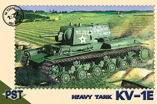 PST 72016 Soviet IIWW heavy tank KV-1E
