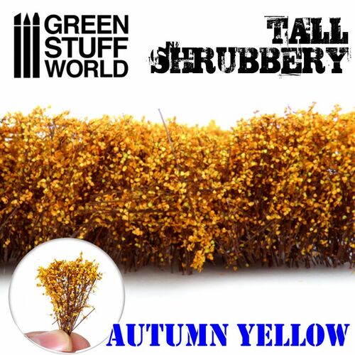 Green Stuff World 9931 Tall Shrubbery - Autumn Yellow